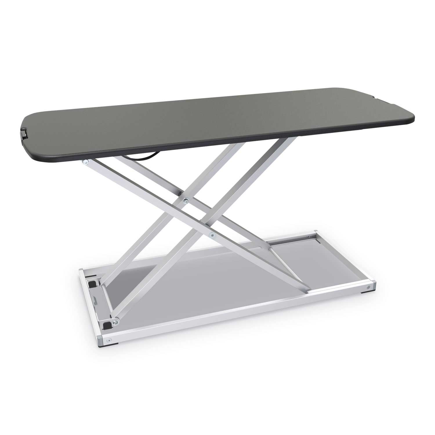 Alera AdaptivErgo Black/Silver Laptop Lifting Workstation, 31.25 x 12.63 x 16 inch ...