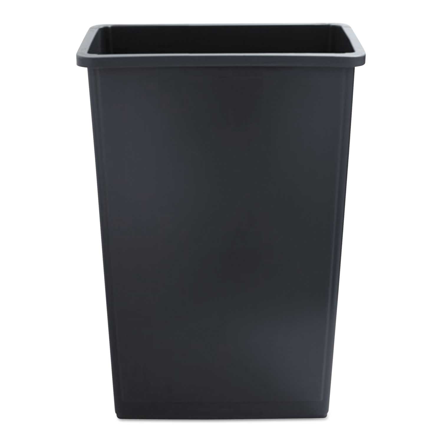 Boardwalk Gray Plastic Slim Waste Container, 23 Gallon