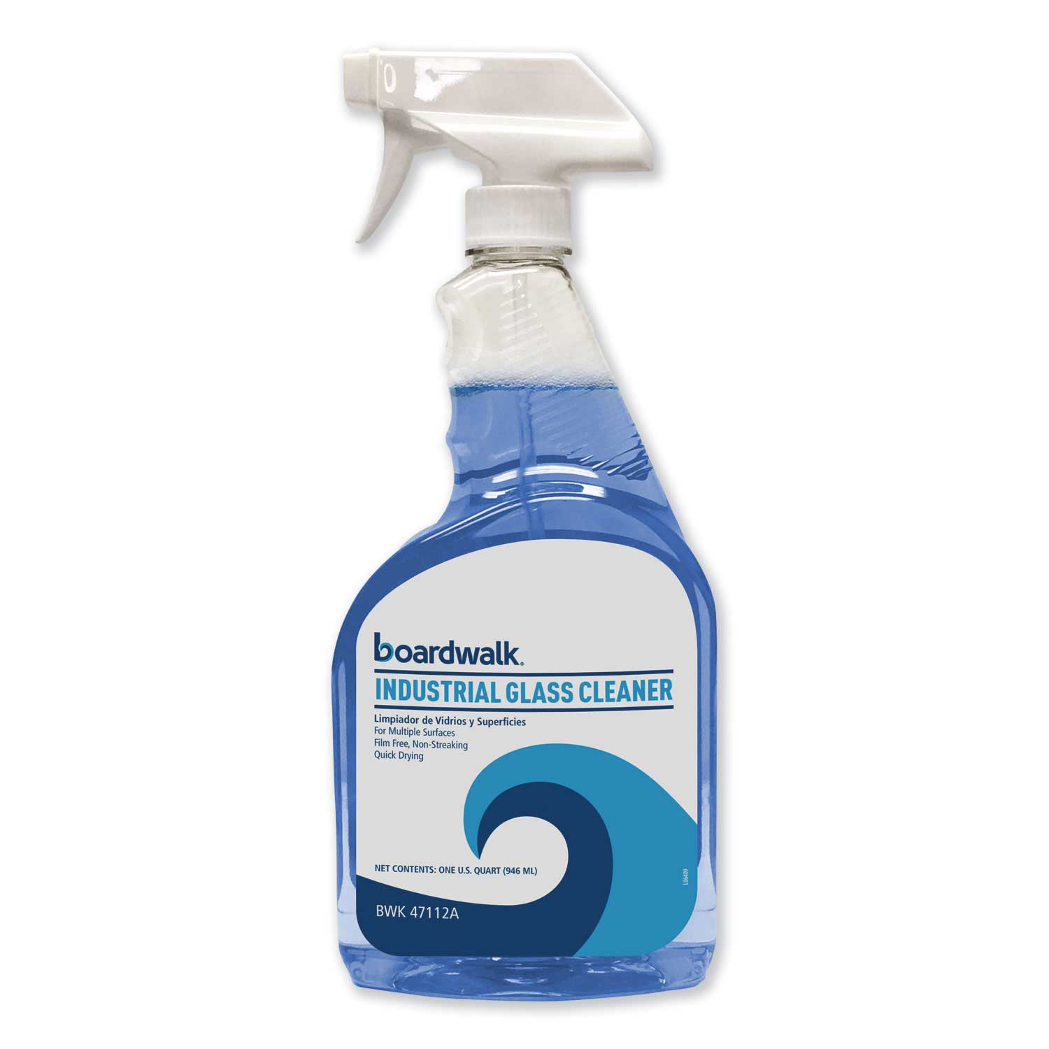 Boardwalk Industrial Strength Glass Cleaner with Ammonia, 32 Ounce ...