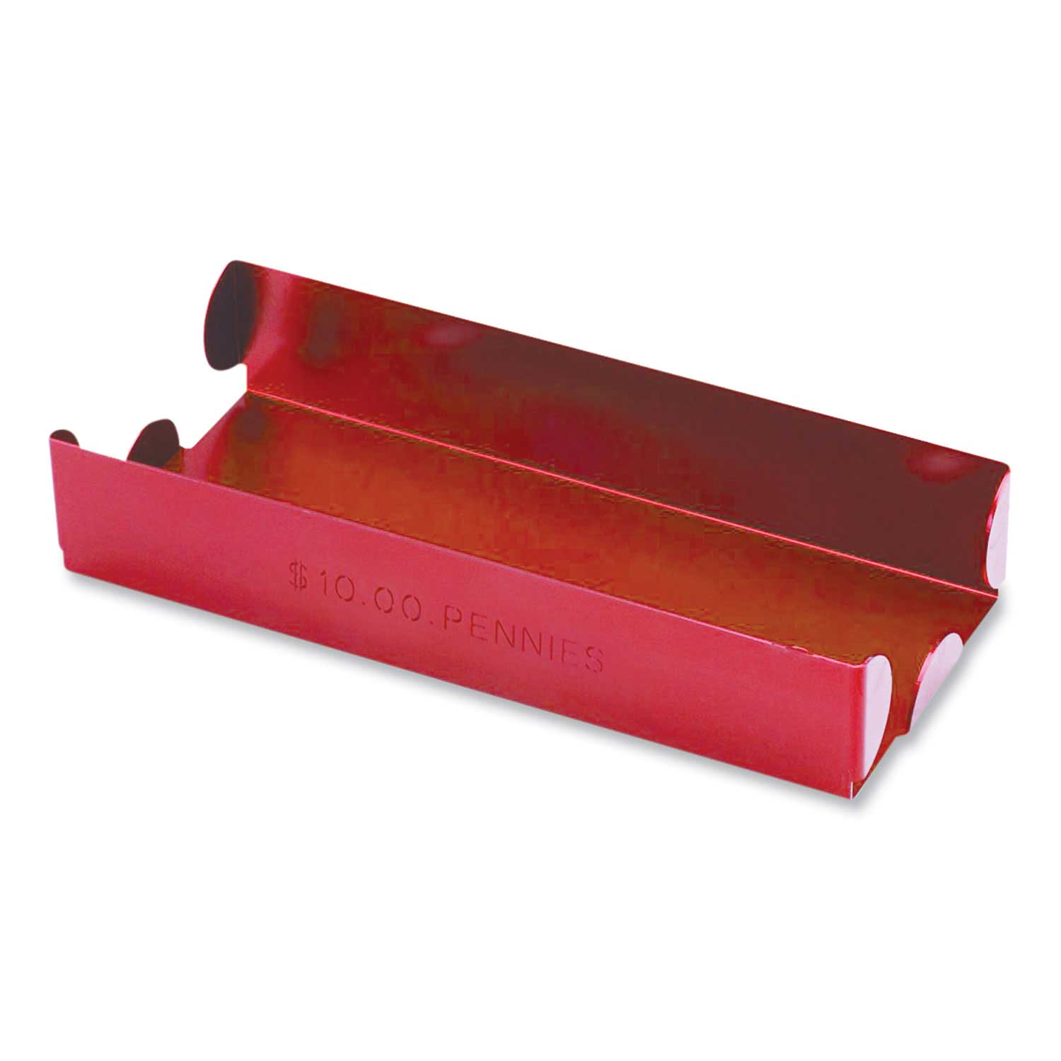 Controltek Metal Red Pennies Stackable Coin Tray, 3.5 x 10 x 1.75 inch ...