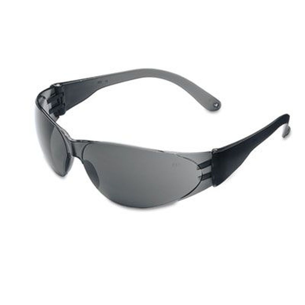 MCR Safety Gray Lens Checklite Scratch-Resistant Safety Glasses -- 12 ...