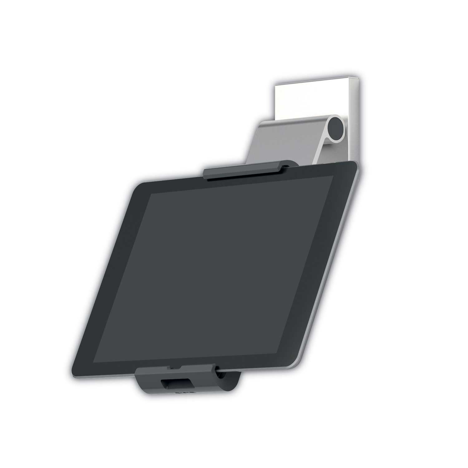 Durable Silver/Charcoal Gray Mountable Tablet Holder, 3.125 x 10.675 x ...