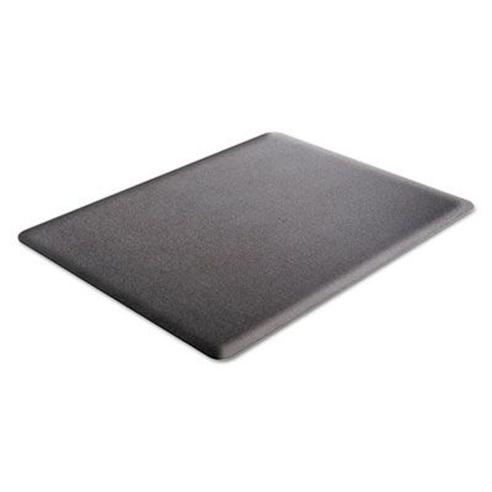deflecto Black Ergonomic Sit Stand Chair Mat, 48 x 36 inch