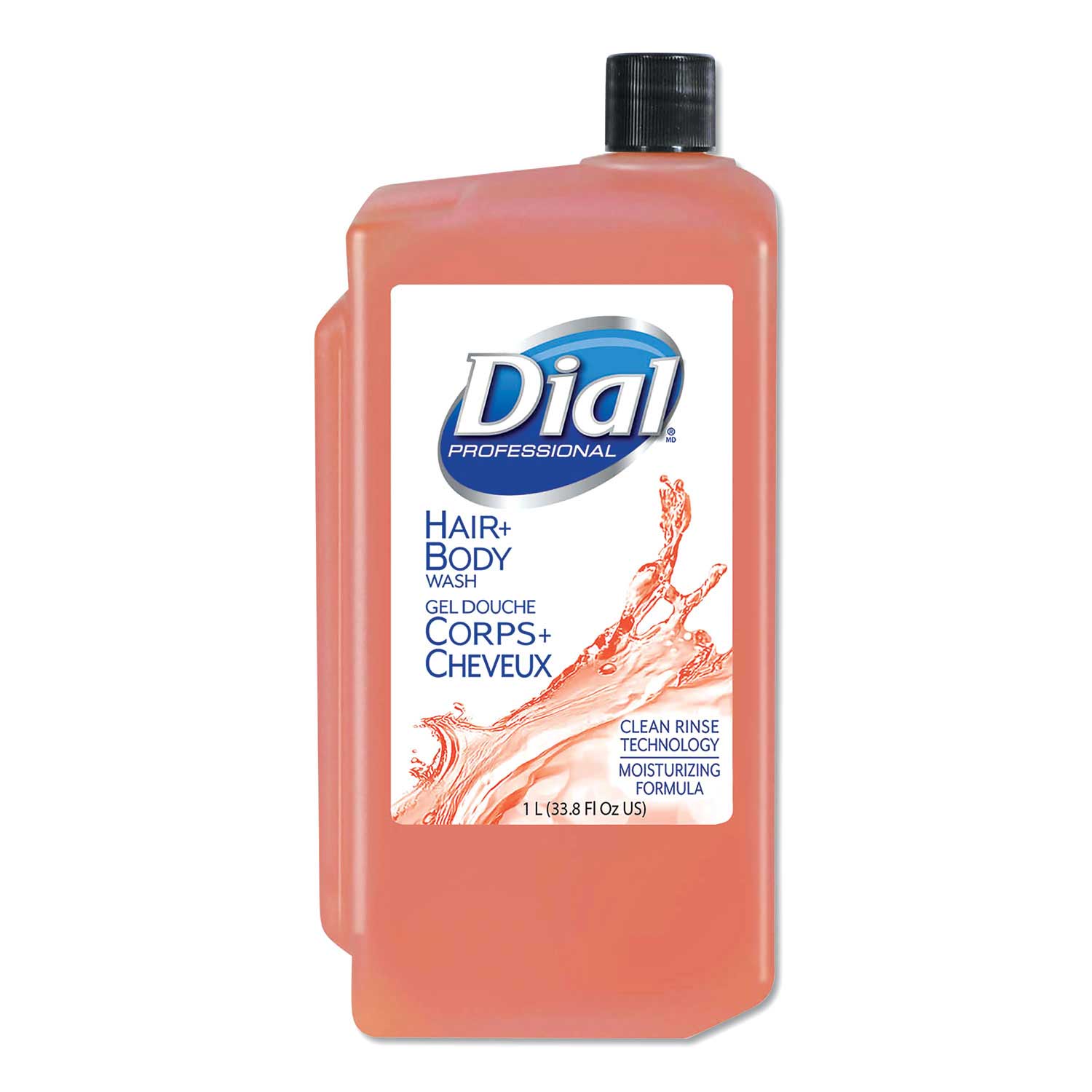 Dial Spring Water Antibacterial Body Wash, 1 Liter Refill Cartridge ...