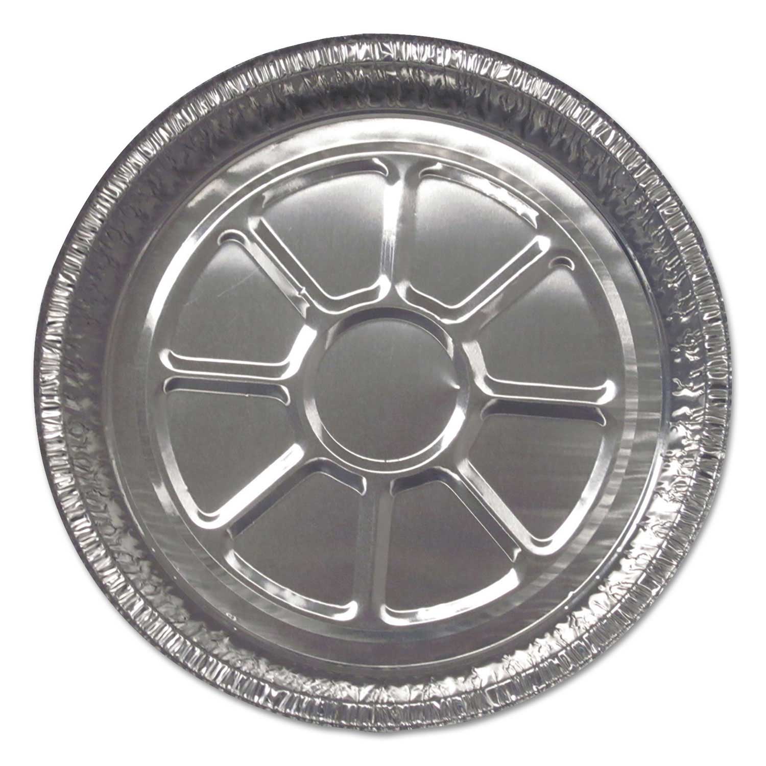 Durable Packaging Aluminum Silver Round Closeable Carryout Container ...
