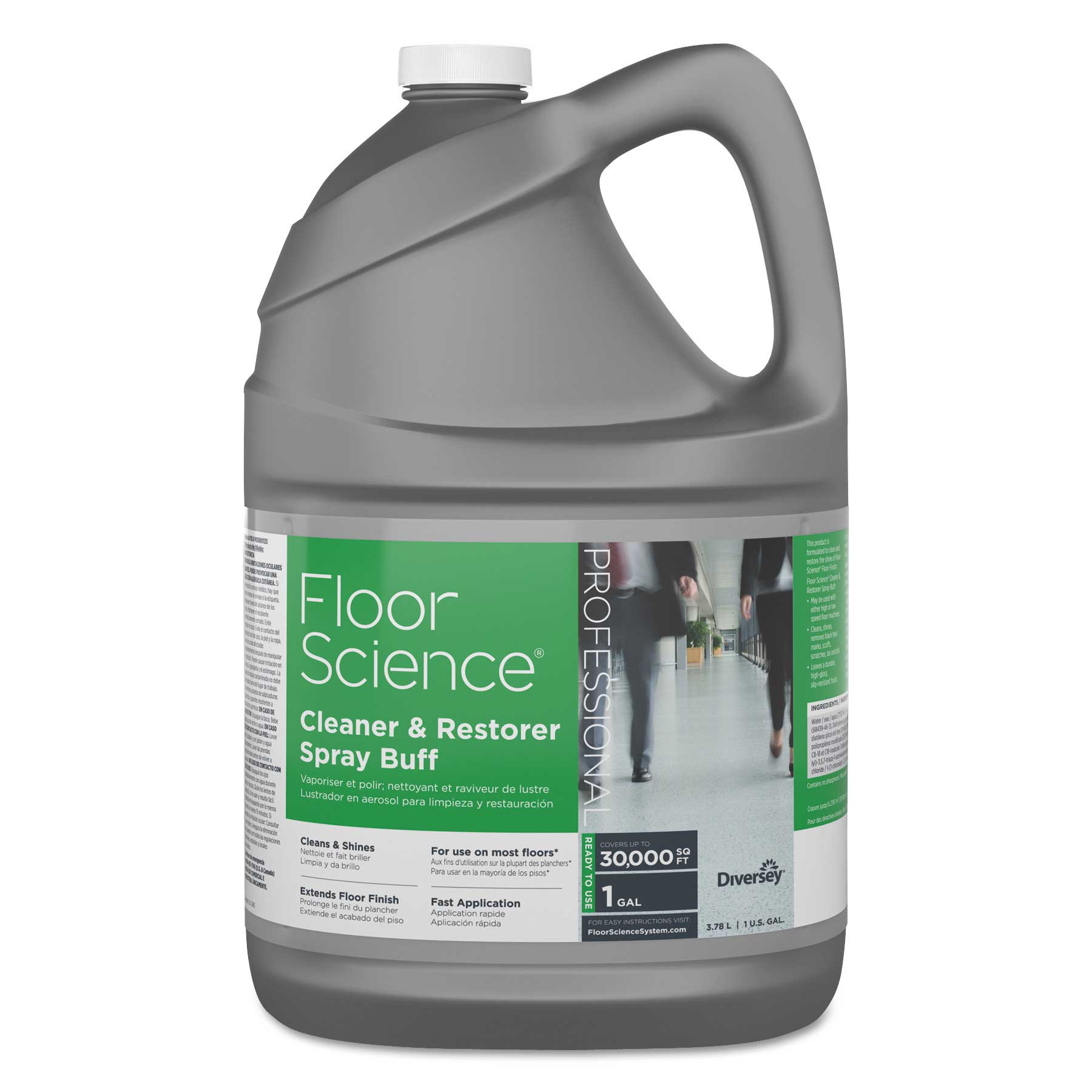 Diversey Floor Science Citrus Scent Cleaner and Restorer Spray Buff, 1 ... Diversey Floor Science Citrus Scent Cleaner and Restorer Spray Buff, 1 ...