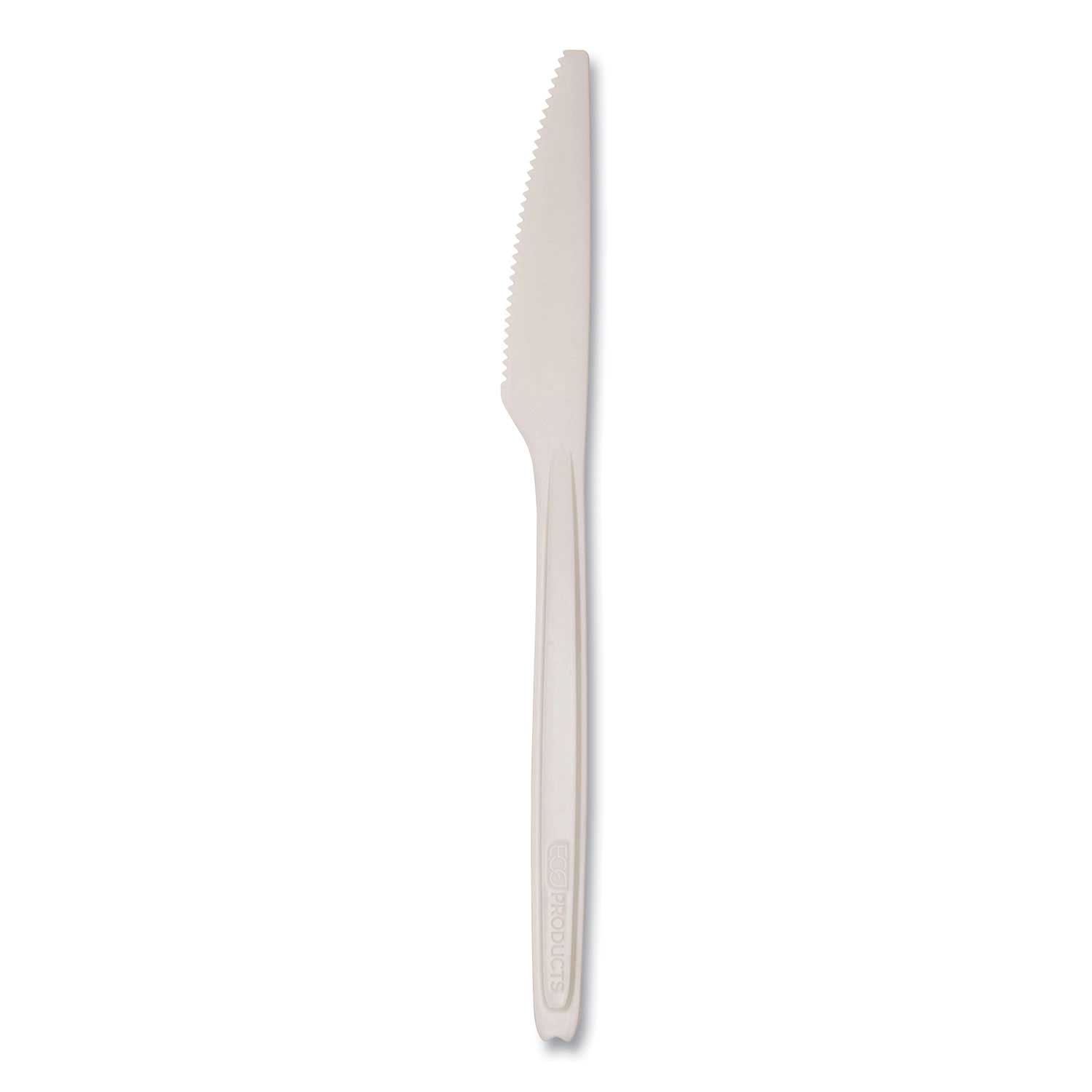 Eco-Products PLA White Knife for Cutlerease Dispensing System, 6 inch -- 960 per case