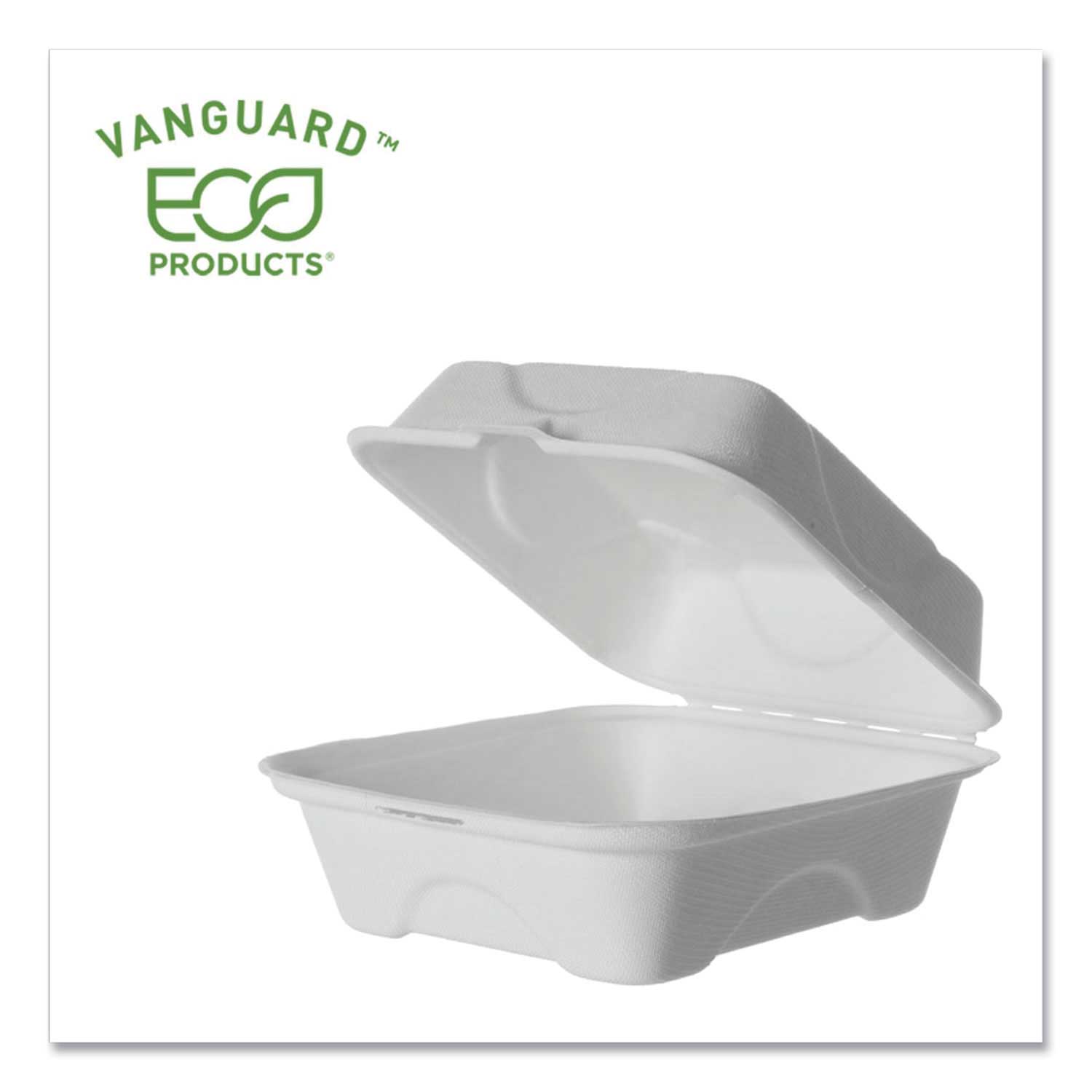 Eco-Products Vanguard White Renewable and Compostable Sugarcane ...