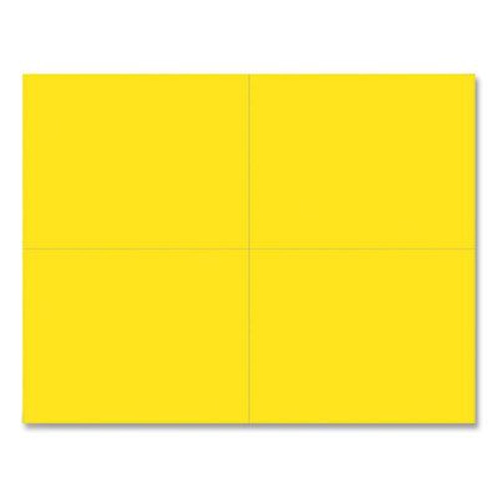 Great Papers Bright Yellow Printable Postcard, 5.5 x 4.25 inch - 4 ...