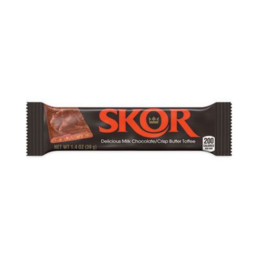 Skor Candy Bar, 1.4 Ounce -- 18 per box