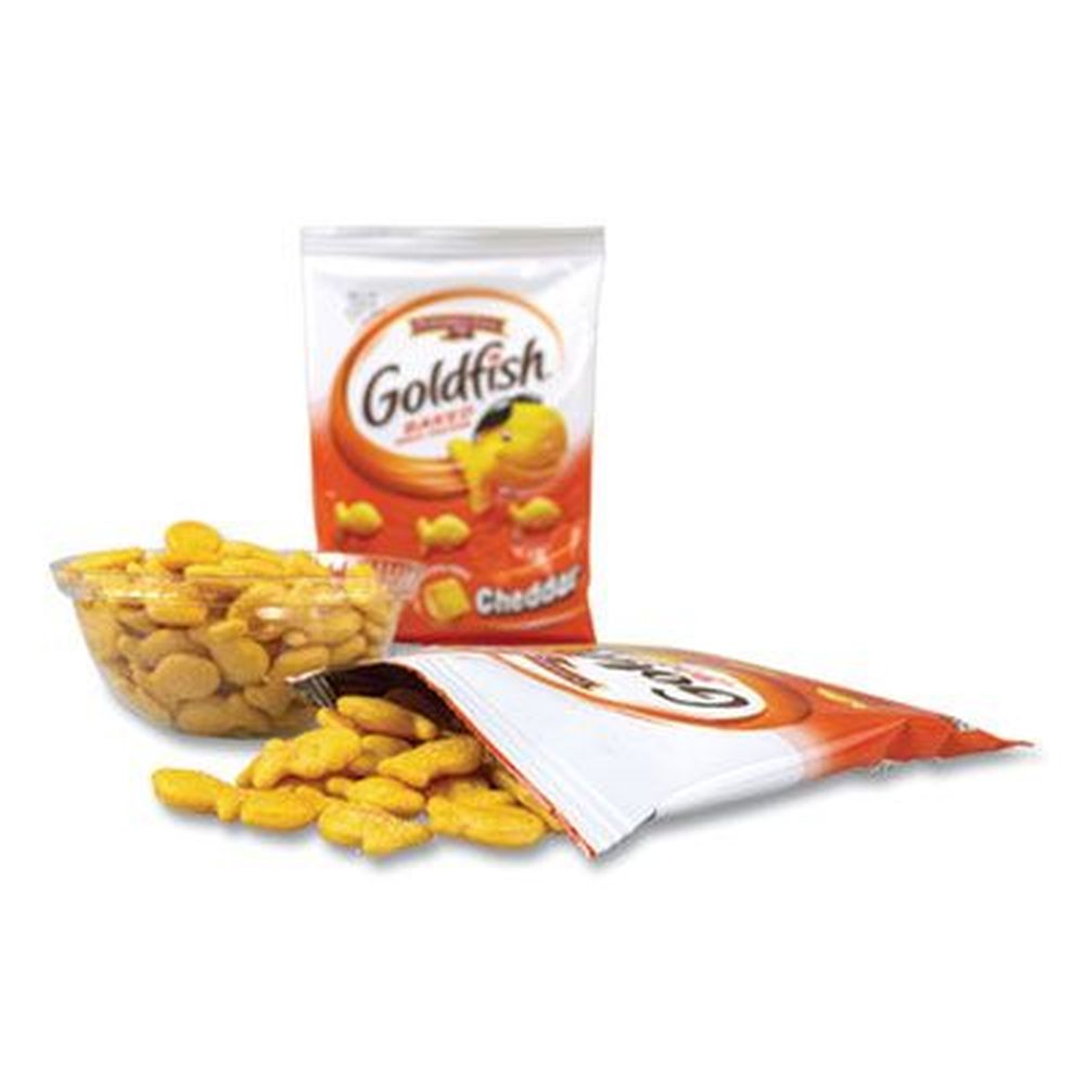 Pepperidge Farm Goldfish Cheddar Cracker, 1.5 Ounce -- 30 bags per box