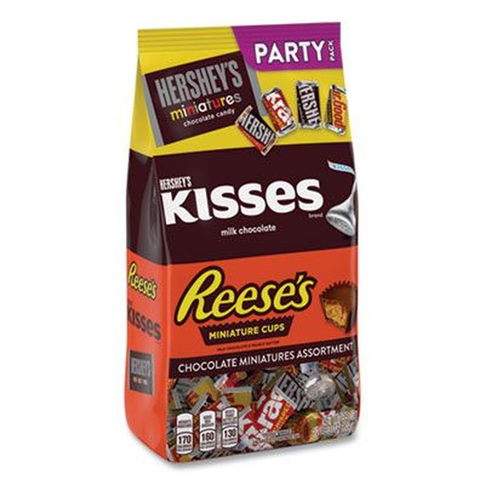 Hersheys Assorted Chocolates Miniatures, 35 Ounce Bag