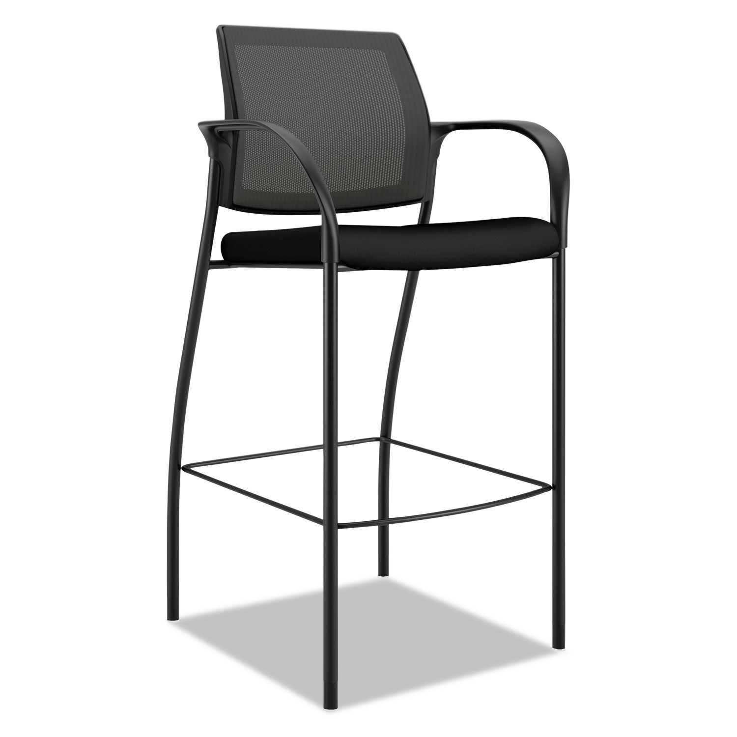 Hon Ignition 2.0 Series Black Seat Black Back Ilira Stretch Mesh Back ...