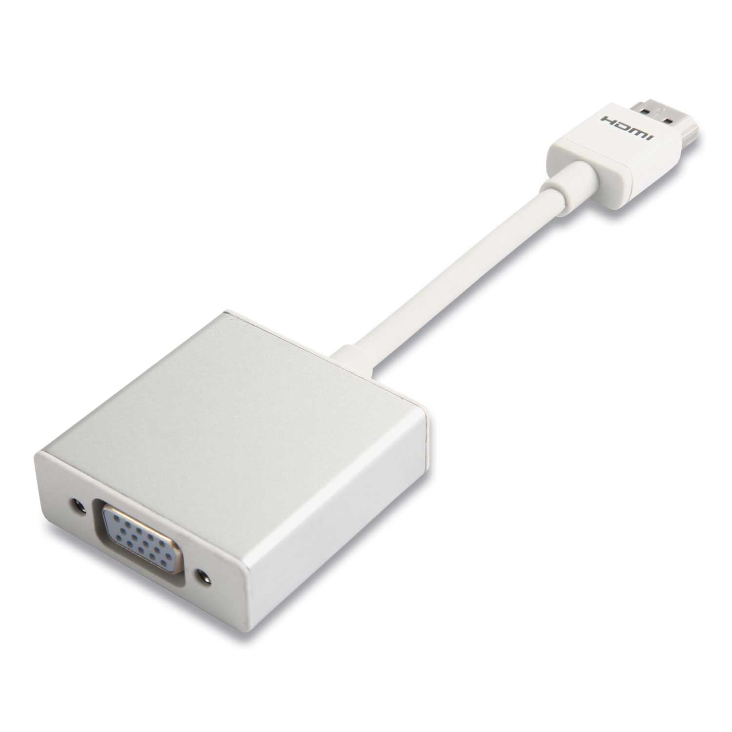 Innovera White HDMI to SVGA Adapter, 6 inch Cable Length