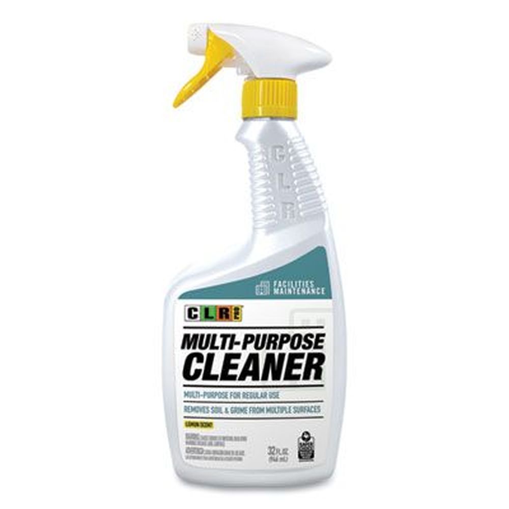 CLR PRO Lemon Scent Multi Purpose Cleaner, 32 Ounce Bottle -- 6 per ...