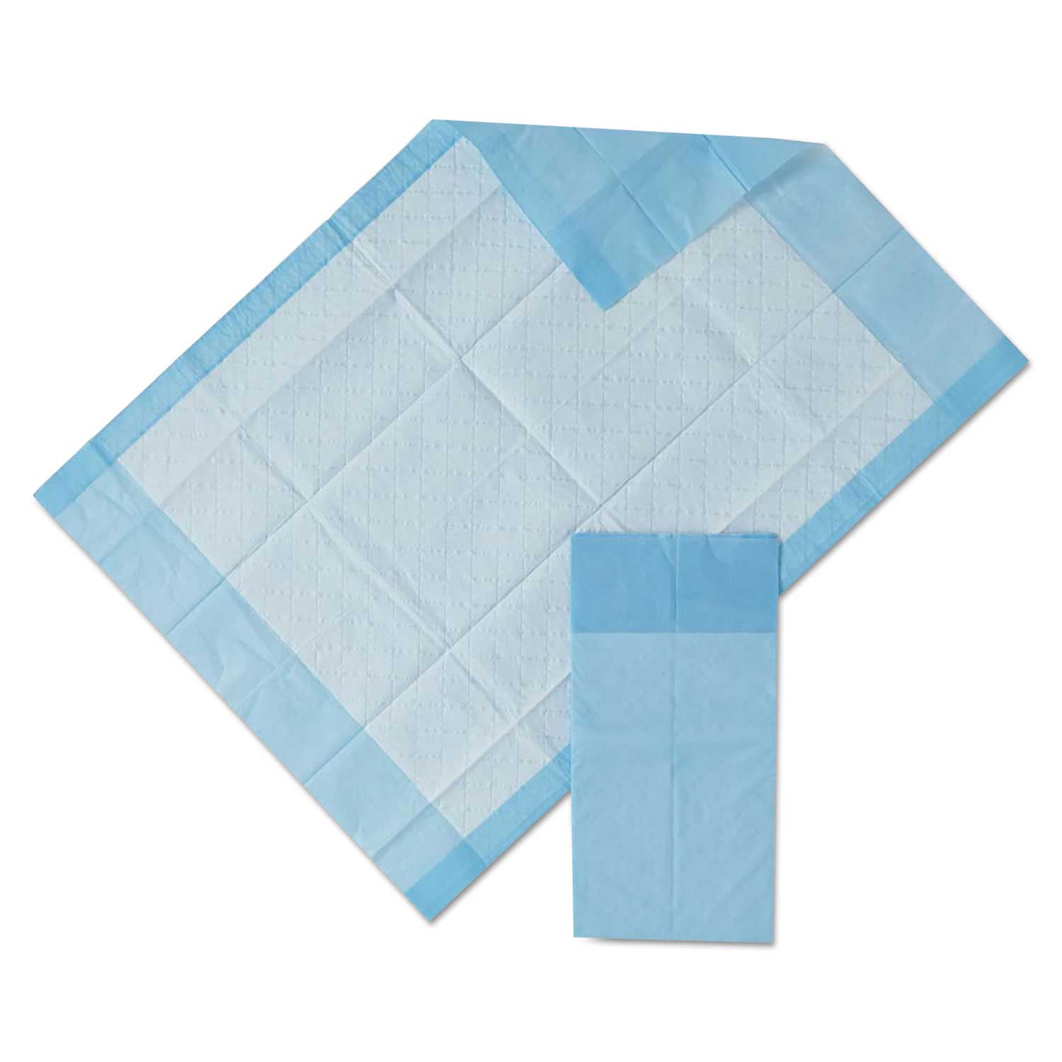 Medline Blue Protection Plus Disposable Underpads, 17 x 24 inch - 25 ...