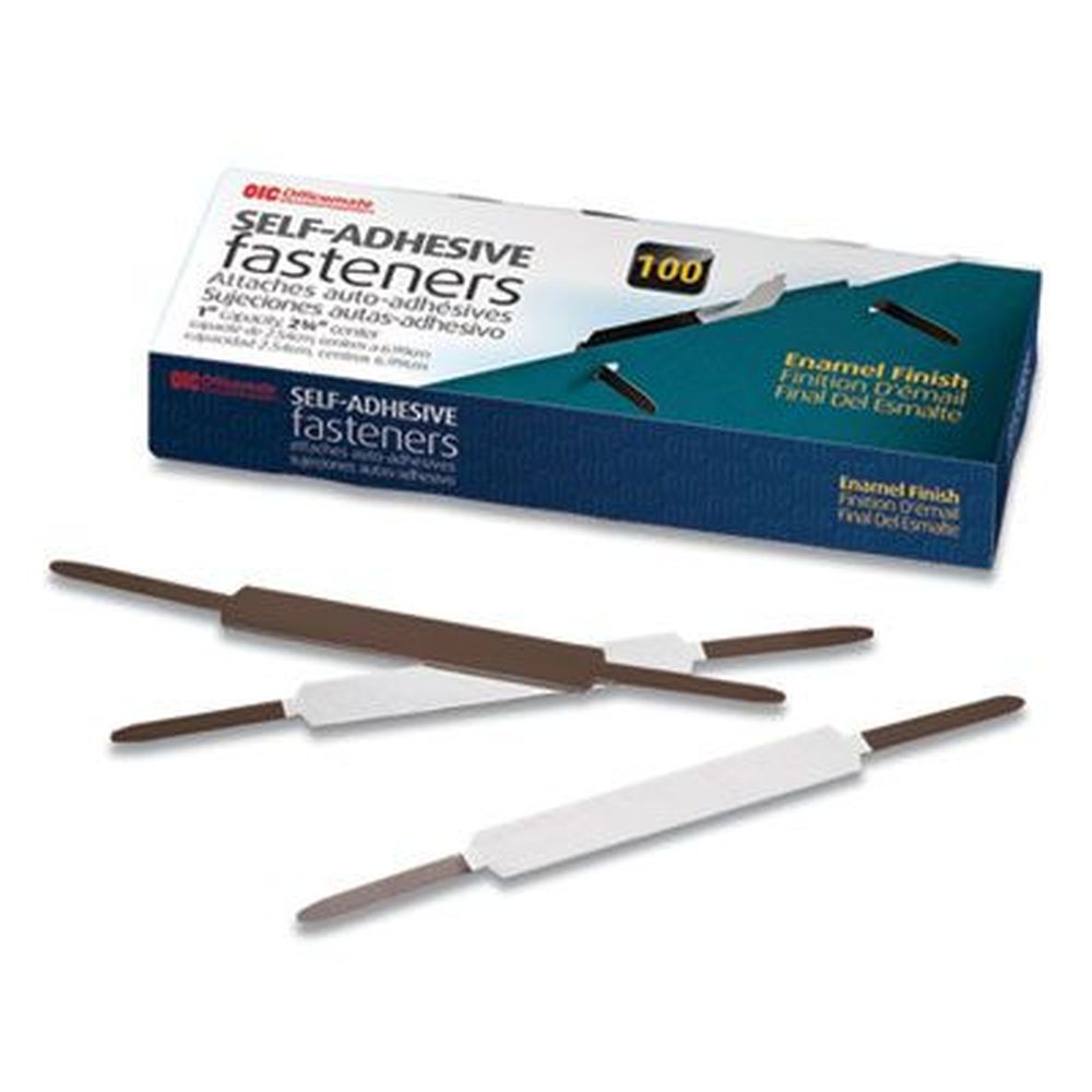 Officemate Brown Center to Center Self Adhesive Two Prong Folder ...