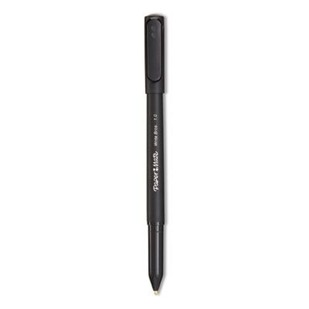 Paper Mate Write Bros Medium 1 mm Black Barrel Ballpoint Pen Stick ...