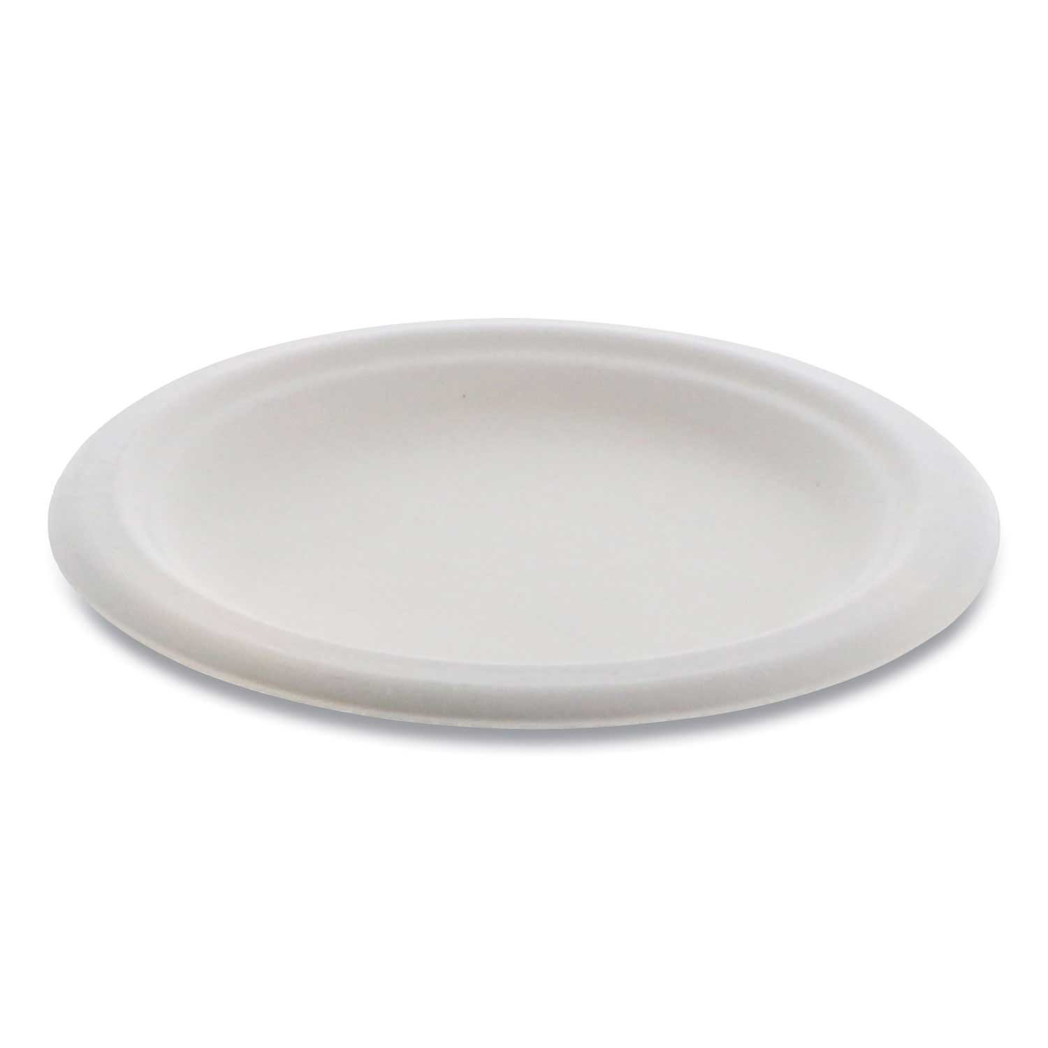 Pactiv EarthChoice Natural Compostable Fiber Blend Bagasse Plate, 6 ...