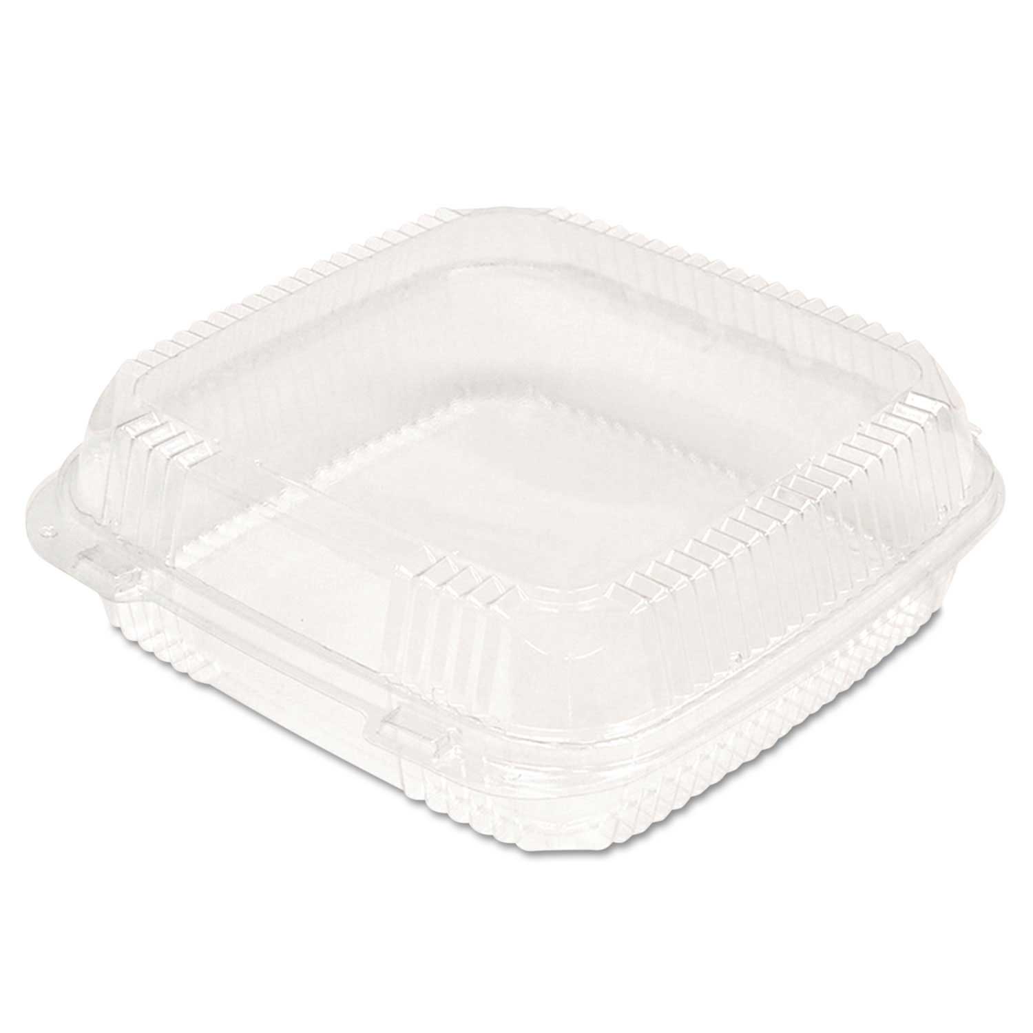 Pactiv ClearView SmartLock Plastic Clear Container, 9 7/32 x 8 7/8 x 2 ...