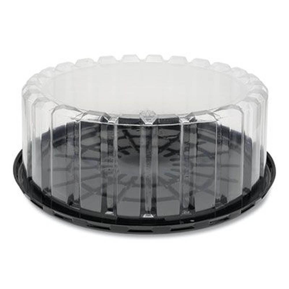 Pactiv Evergreen Plastic 9 inch Shallow Cake Container, 9 inch Diameter ...