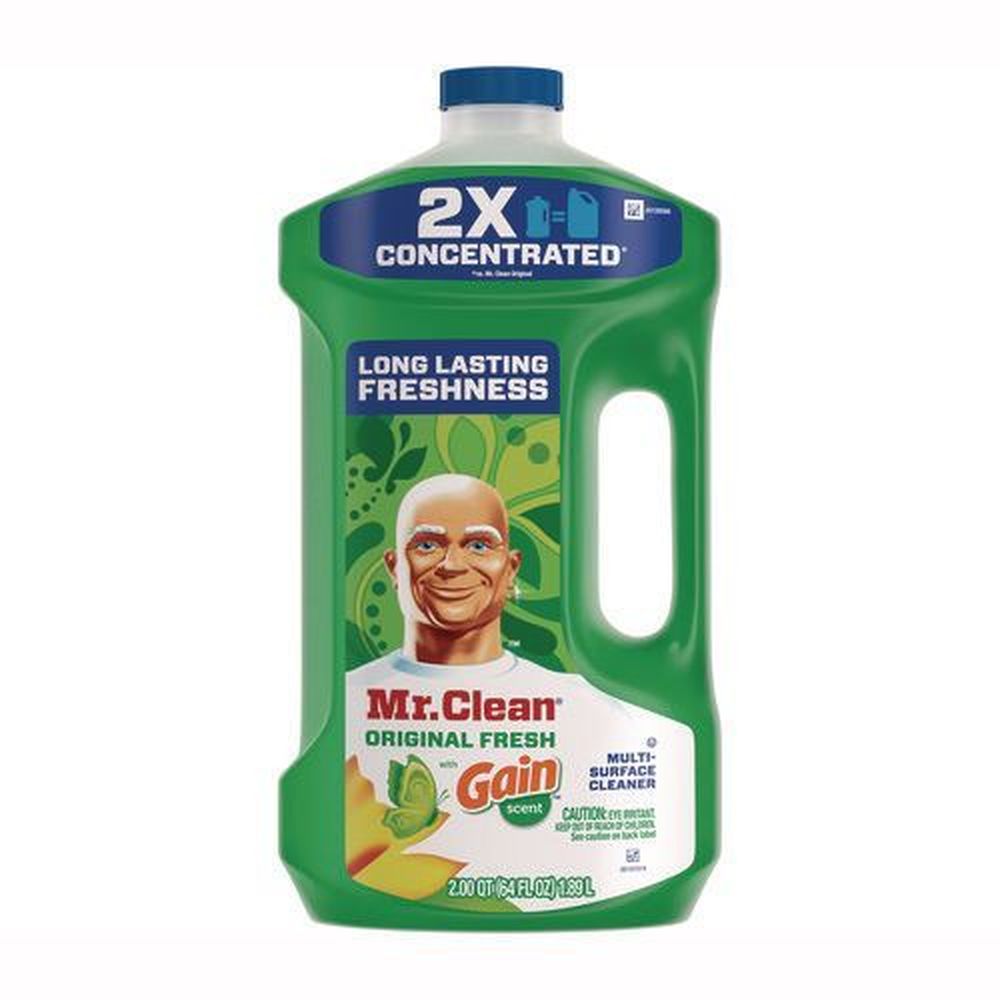 Mr Clean Gain Original Fresh Scent Multipurpose Cleaning Solution, 64 Ounce