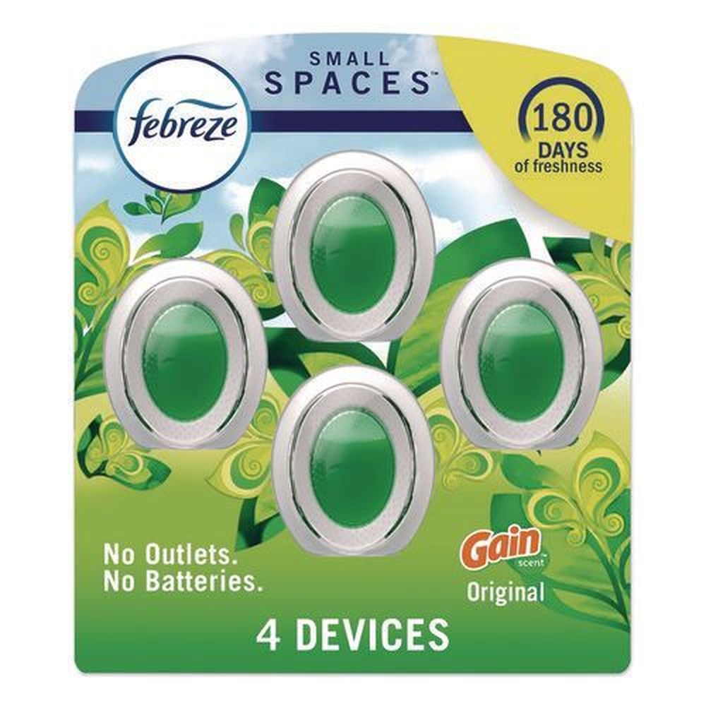 Febreze smallSPACES Gain Original Liquid Air Fresheners, 4 count