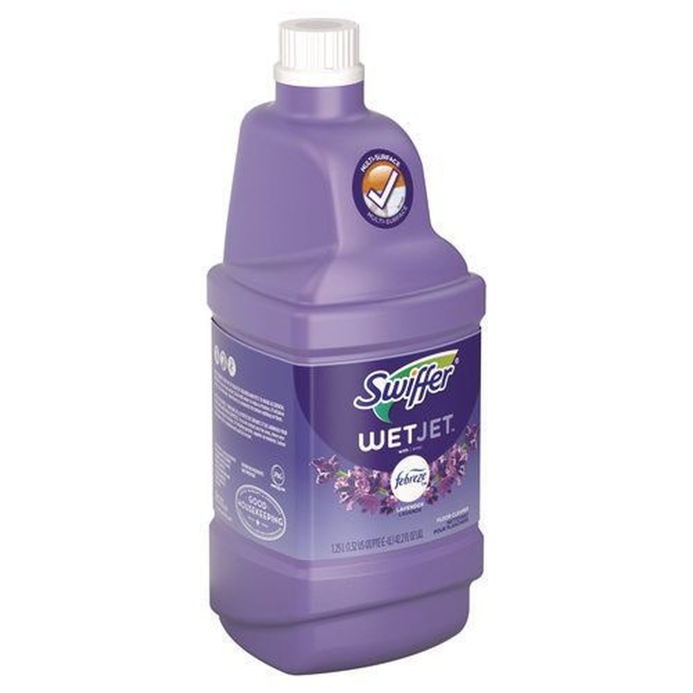 Swiffer WetJet System Lavender Scent Cleaning Solution Refill, 1.25 Liter -- 4 per case