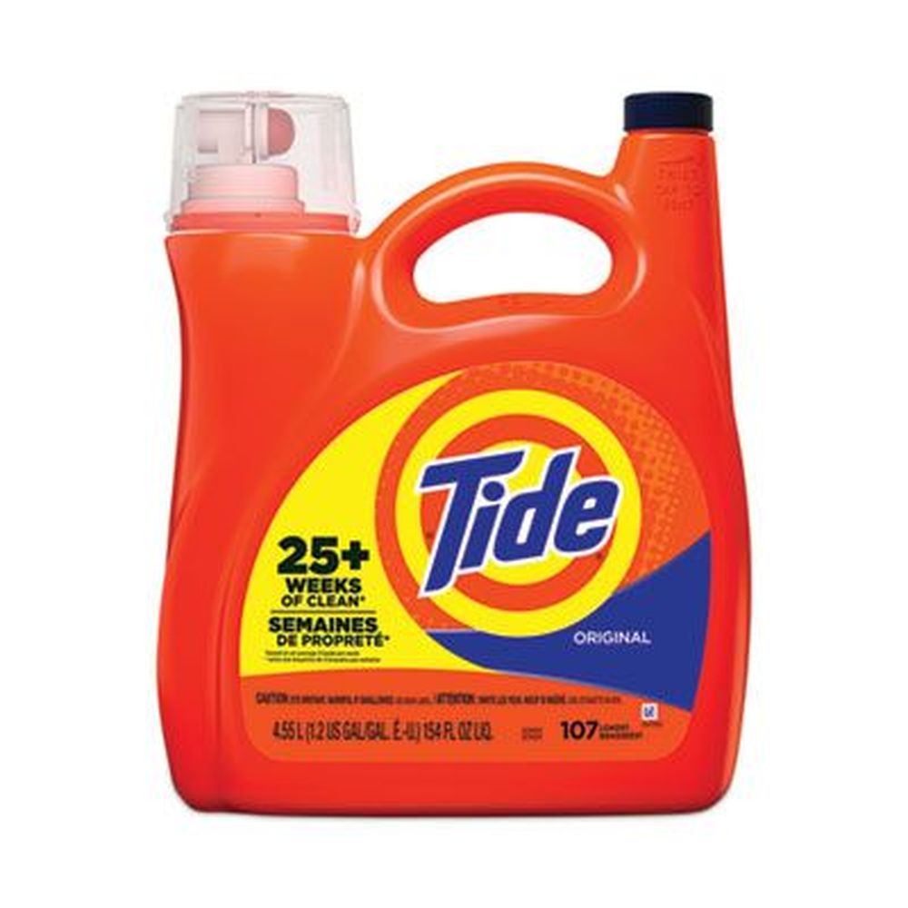 Tide Original Liquid Laundry Detergent, 154 Ounce Bottle -- 4 per case