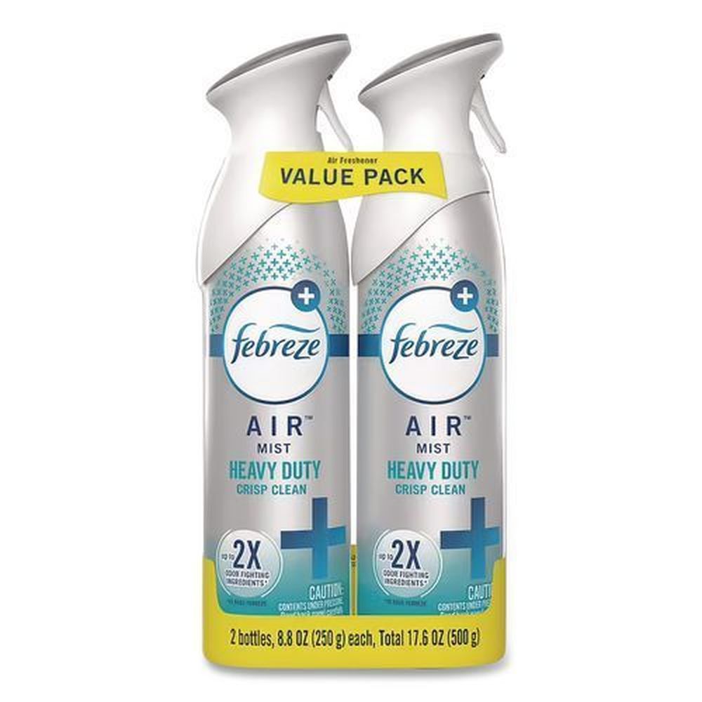 Febreze Air Crisp Clean Spray Air Freshener, 8.8 Ounce Aerosol -- 2 per ...