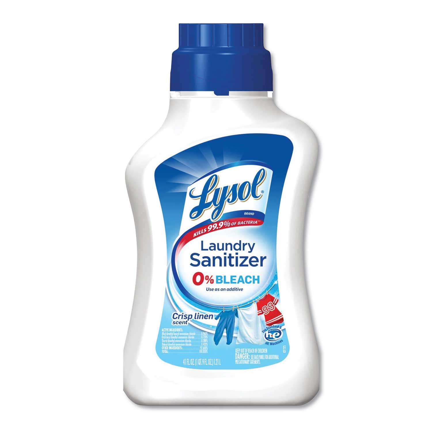 Lysol Crisp Linen Liquid Laundry Sanitizer, 41 Ounce ...