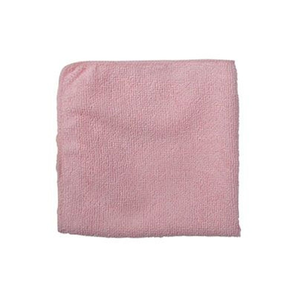 Rubbermaid Commercial Red Microfiber Cleaning Cloths, 12 x 12 inch ...