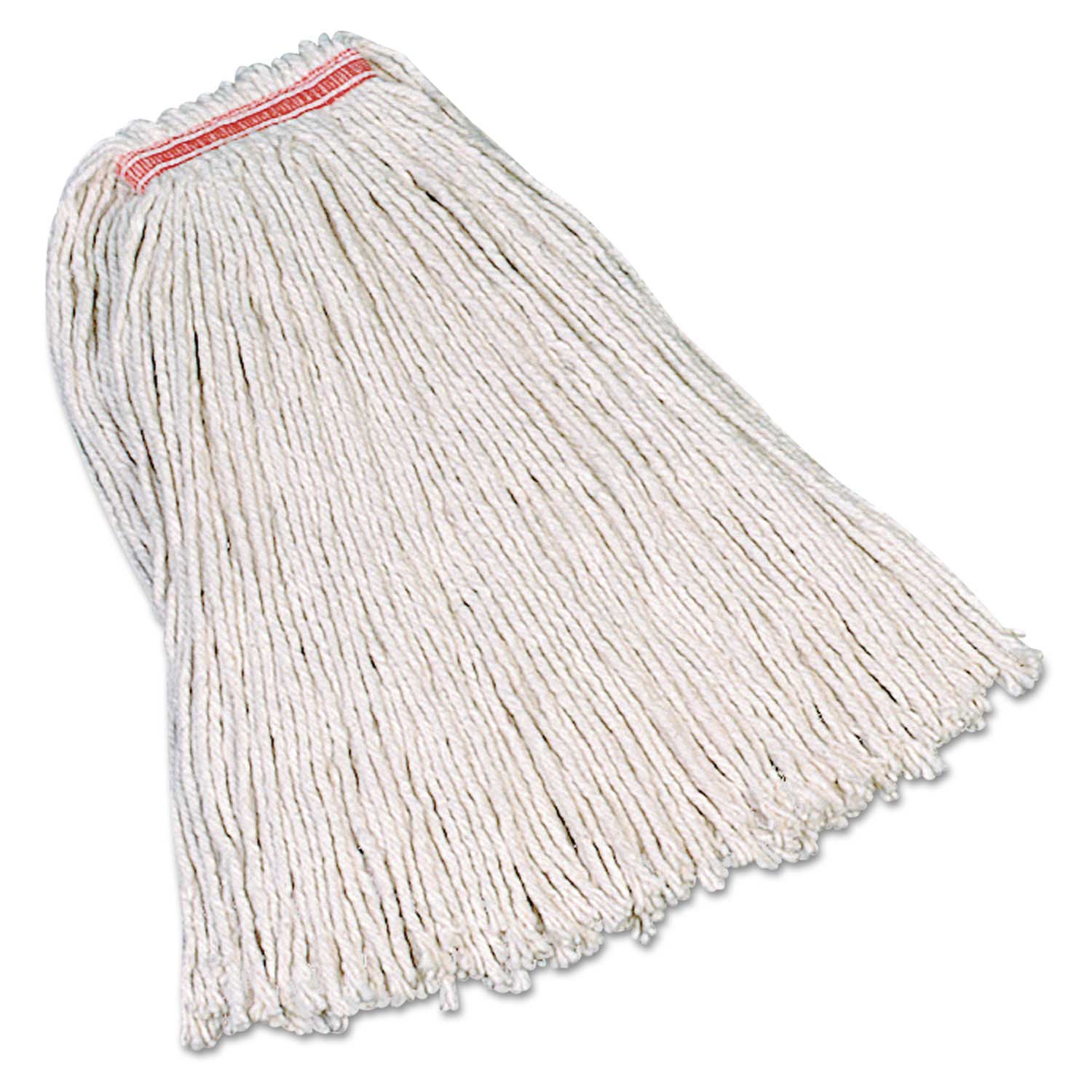 Rubbermaid Commercial White Premium Cut End Cotton Mop with 1 inch ...