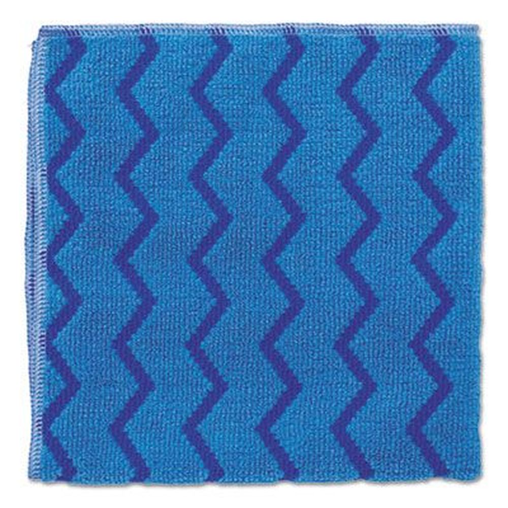 Rubbermaid Commercial Blue Hygen Microfiber Cleaning Cloth, 16 x 16 ...
