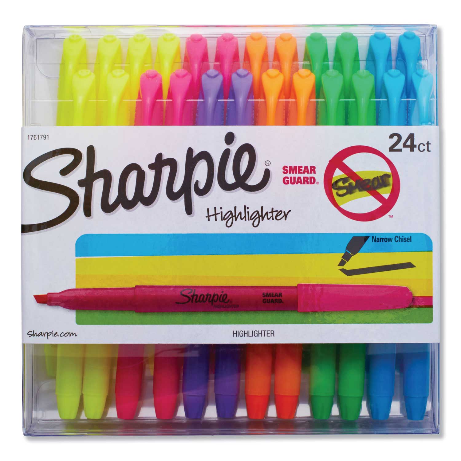 Sharpie Assorted Color Chisel Tip Pocket Style Highlighter - 24 count ...