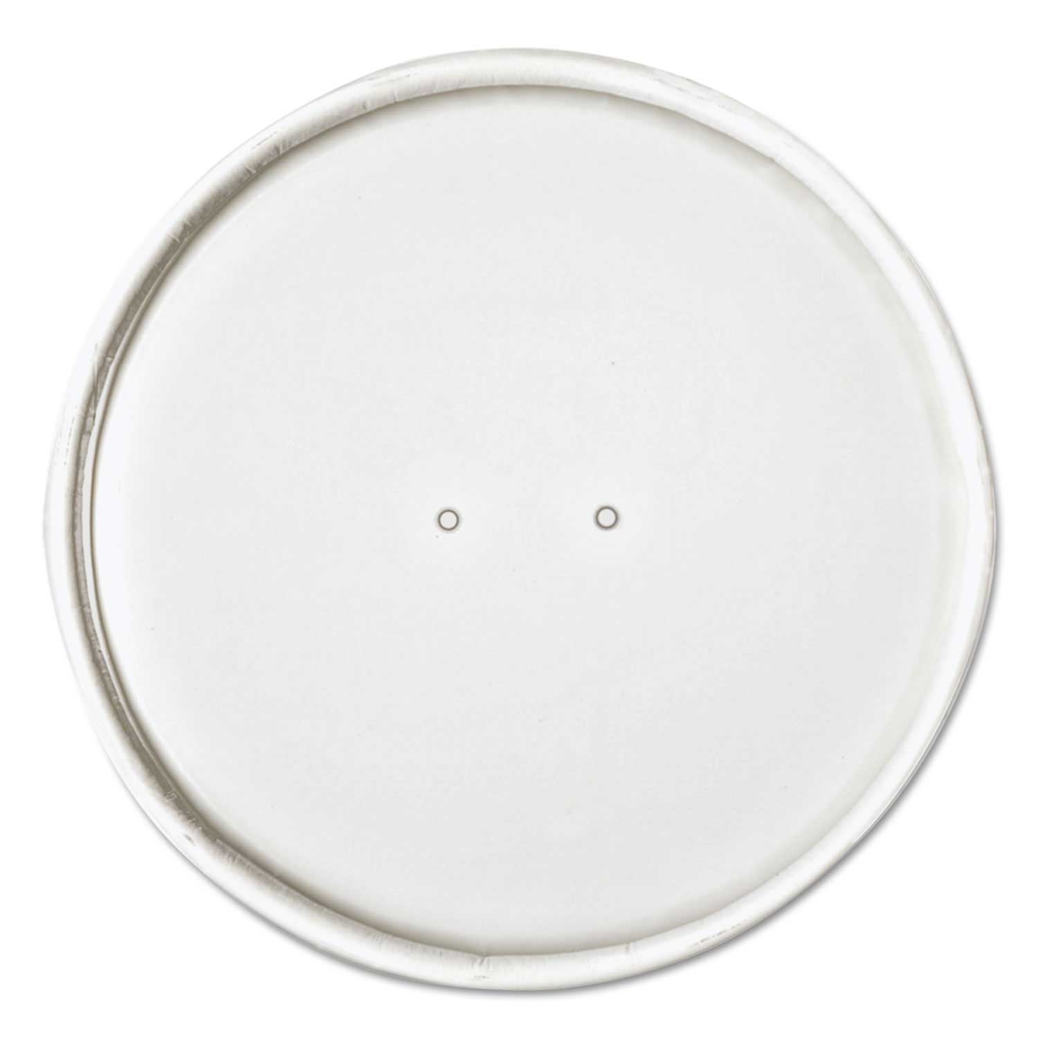 Dart Solo White Paper Tab Lid for 32 Ounce Food Container, 4.6 inch Dia ...