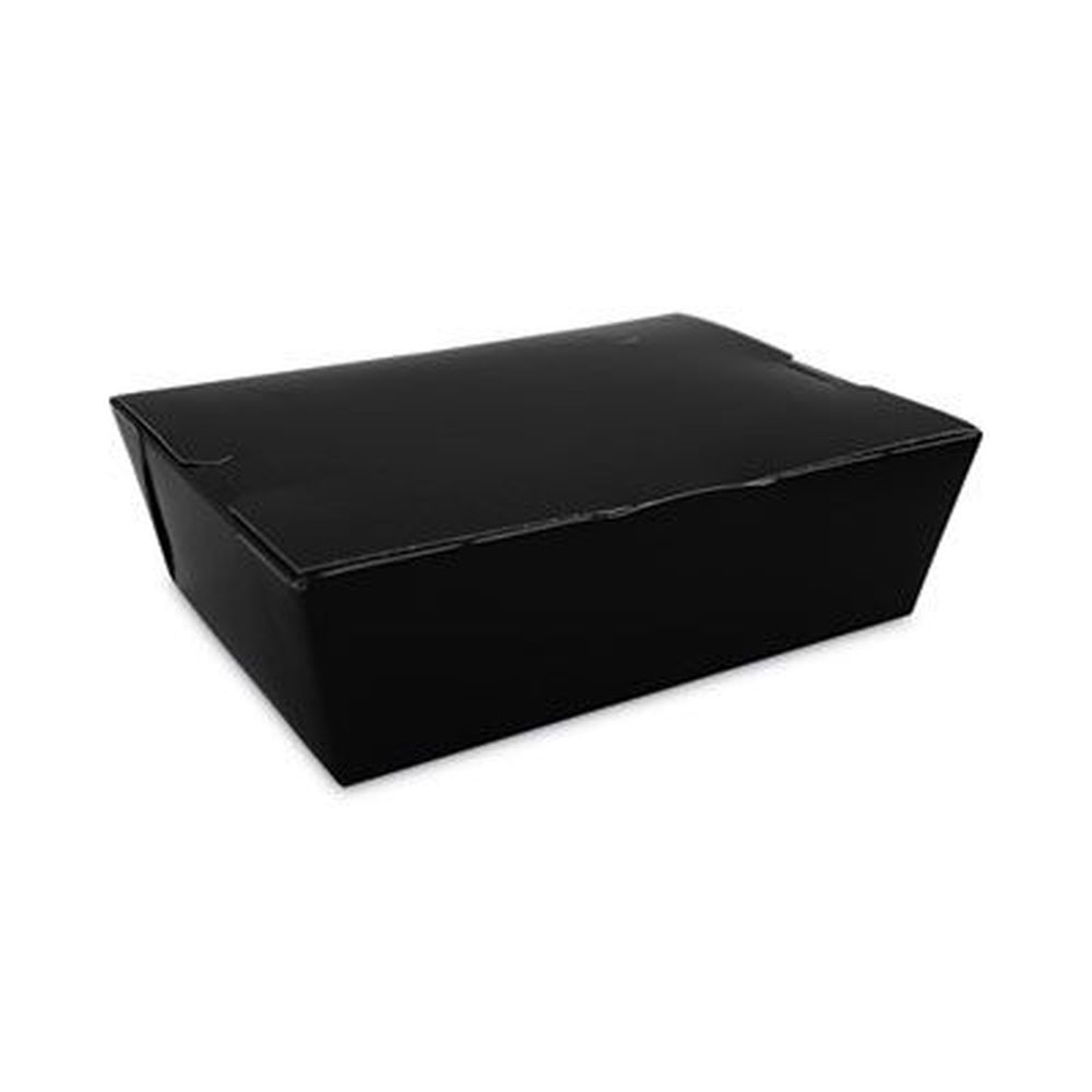 SCT Black Paper ChampPak Carryout Box, 7.75 x 5.5 x 2.5 inch -- 200 per ...