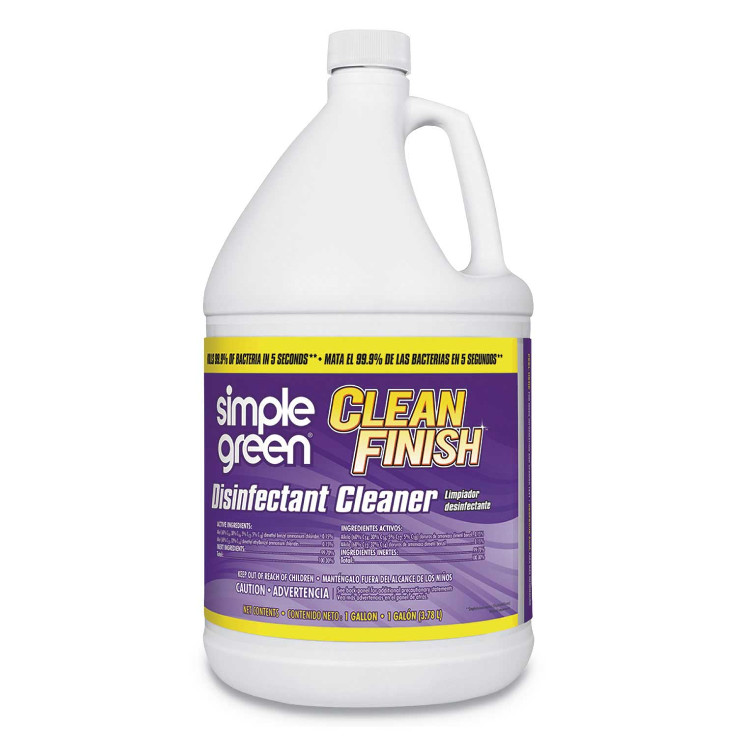 Simple Green Clean Finish Herbal Disinfectant Cleaner, 1 Gallon -- 4 ...