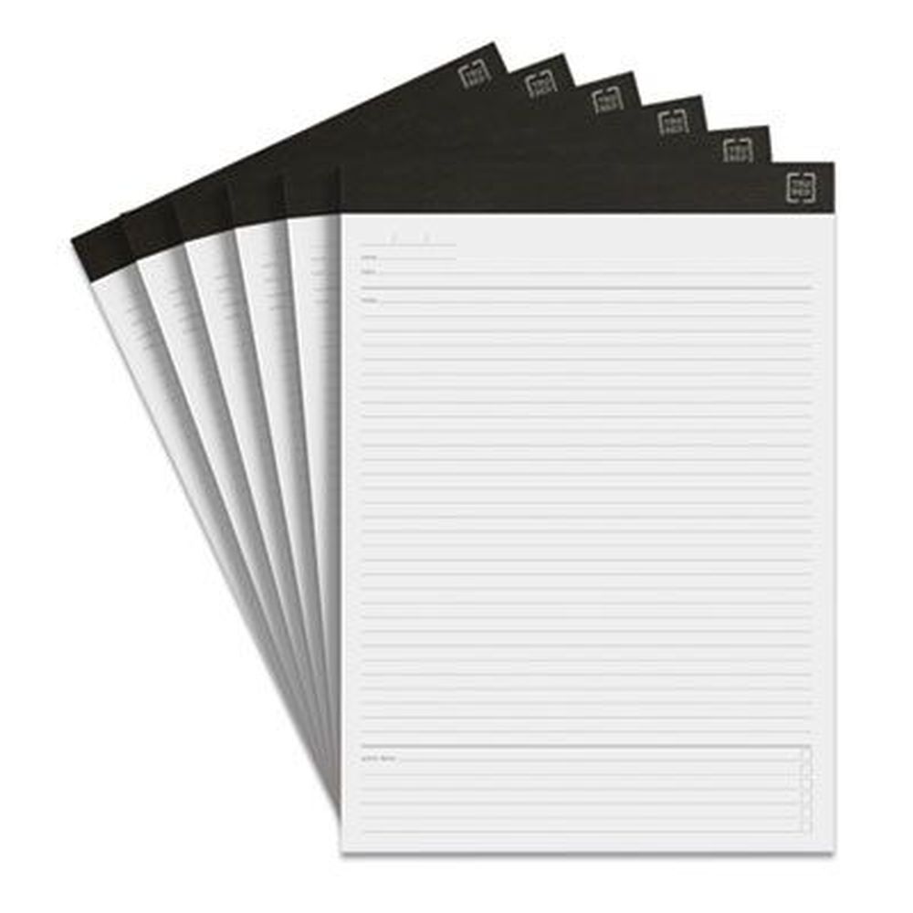 Tru Red Meeting-Minutes/Notes Format Notepads, 50 White 8.5 x 11.75 ...