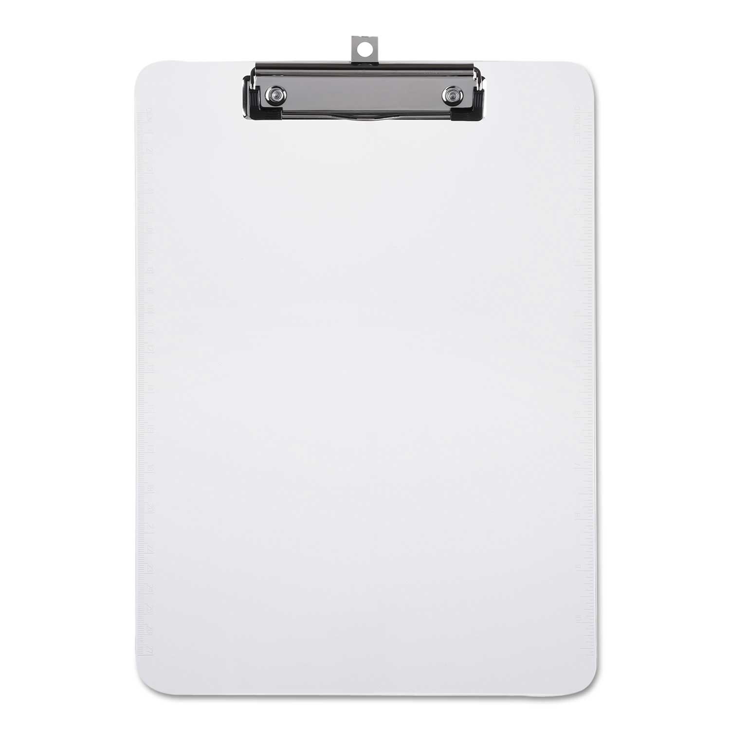 Universal Clear Plastic Clipboard with Low Profile Clip, 9 x 12 1/2 ...