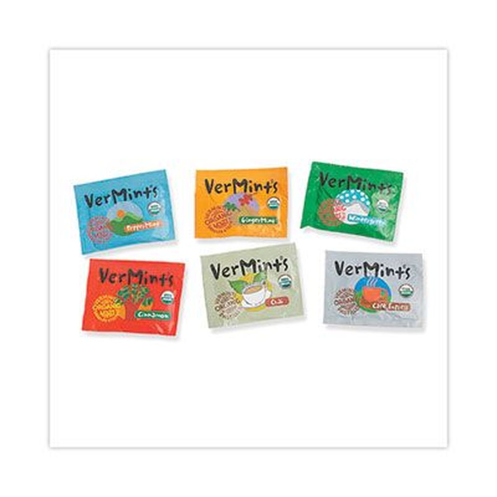VerMints Organic Individually Wrapped Assorted Flavors Mints/Pastilles ...