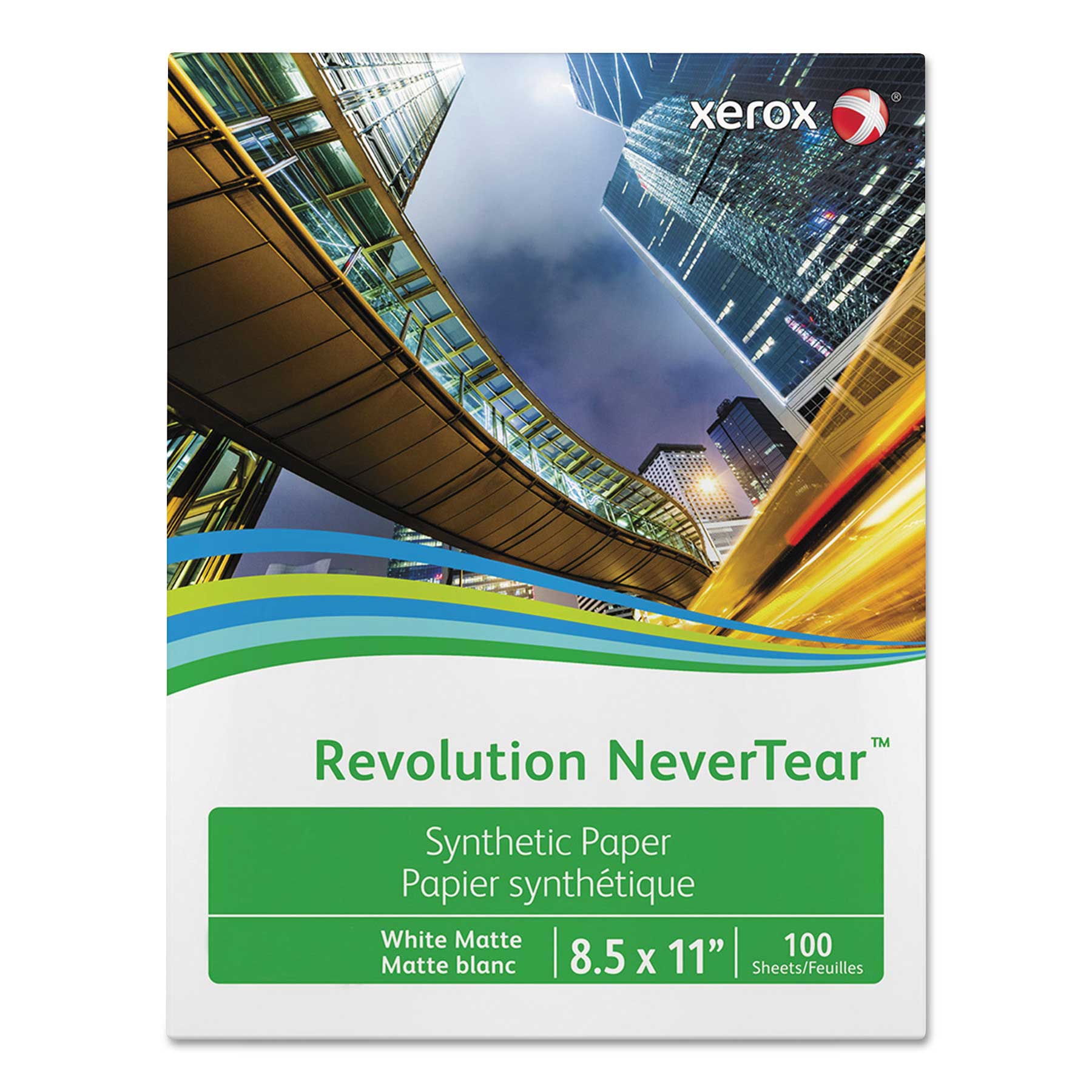 Xerox Smooth White 5 Mil Revolution Nevertear Paper, 8.5 x 11 inch ...