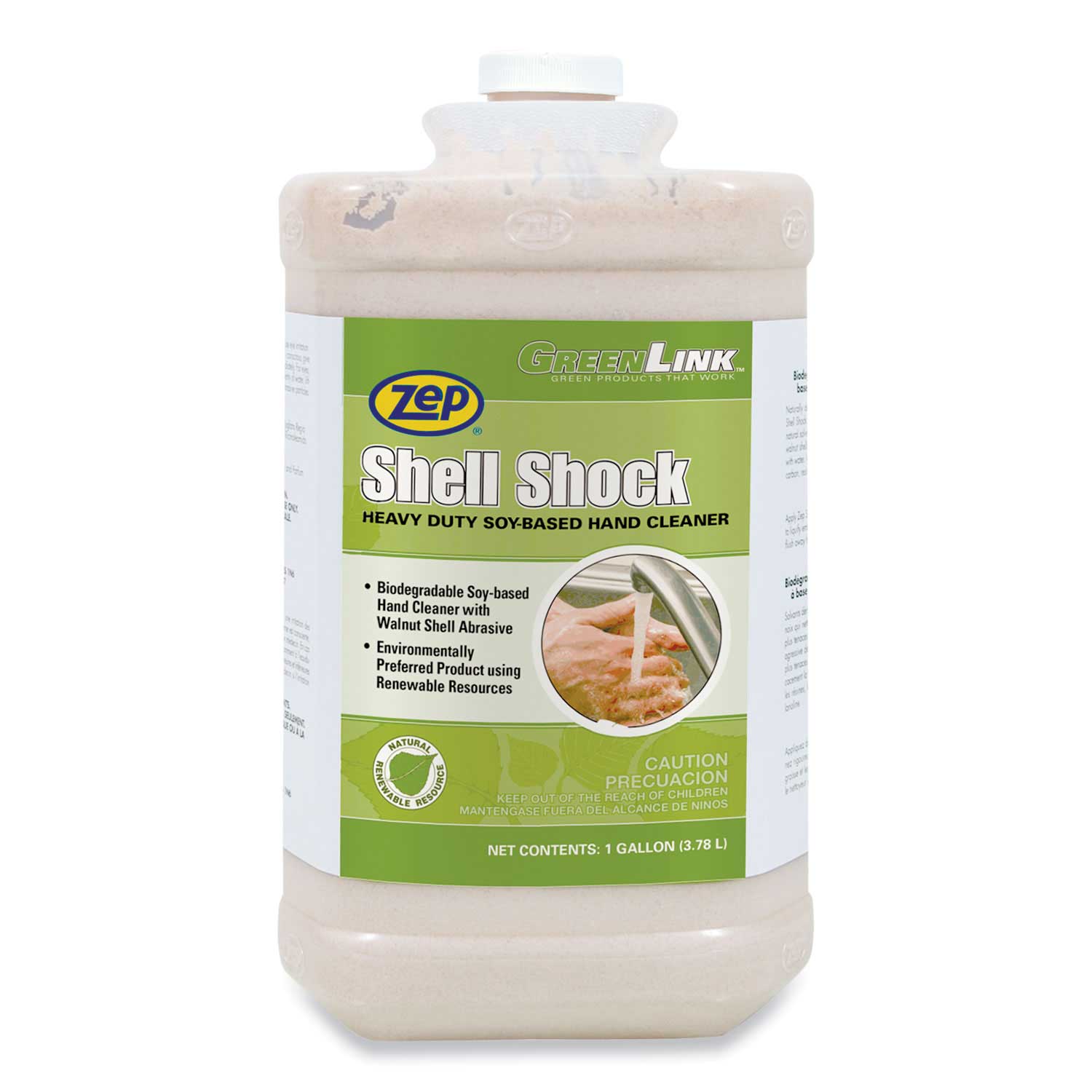 Zep Shell Shock Cinnamon Heavy Duty Soy Based Hand Cleaner, 1 Gallon ...