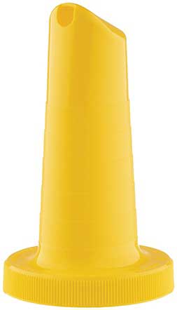 Tablecraft Complete Pourmaster Polyethylene Yellow One Piece Neck Spout ...