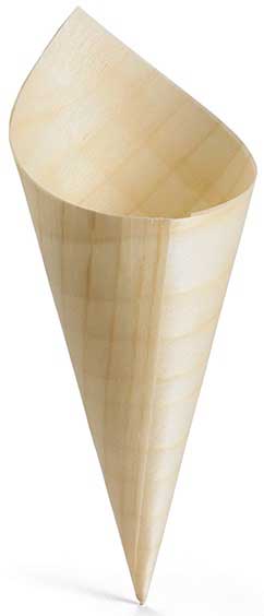 Tablecraft Mini Disposable Serving Cone, 1.75 x 5 inch - 50 count per ...
