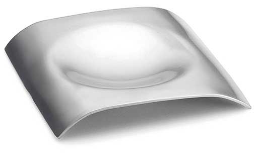 Tablecraft Stainless Steel Single Spoon Rest | FoodServiceDirect