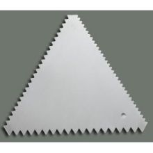 Winco Stainless Steel Triangle Decorating Comb, 4.75 x 3 x 0.04 inch ...